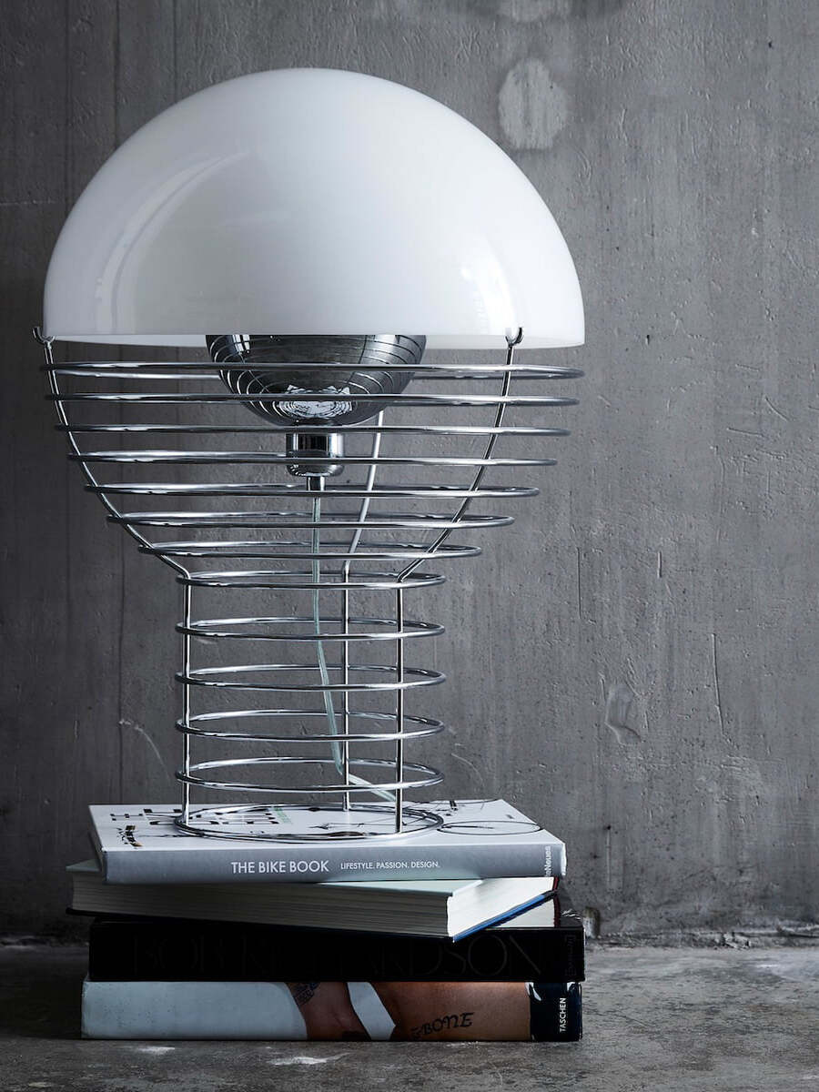 Wire Table Lamp