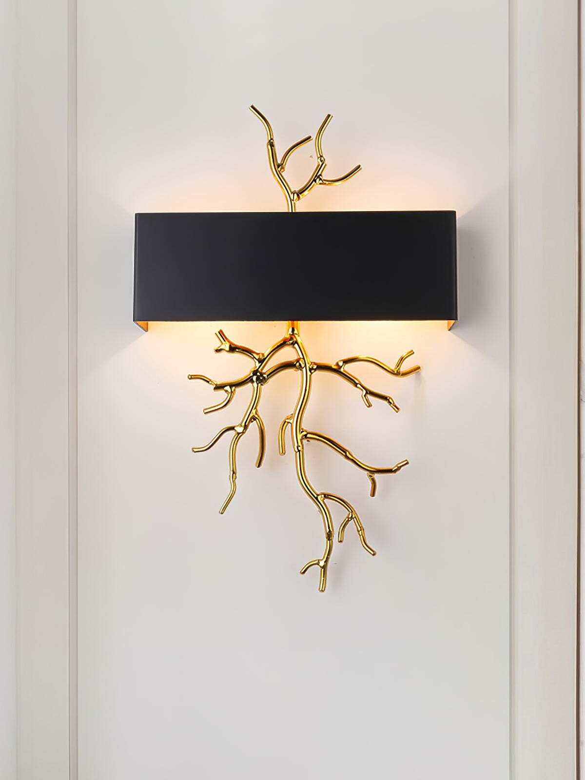 Brass Branch Wall Sconce