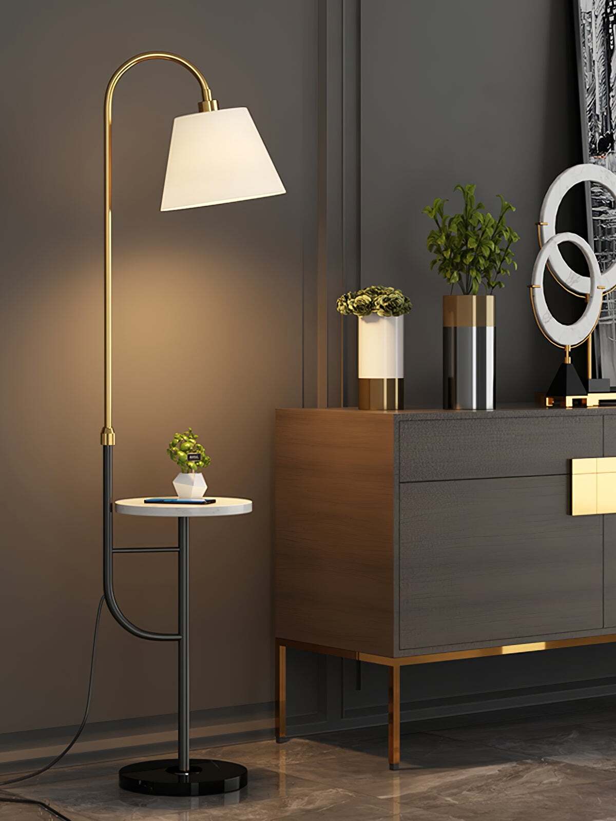 Sorsi Drawer Floor Lamp