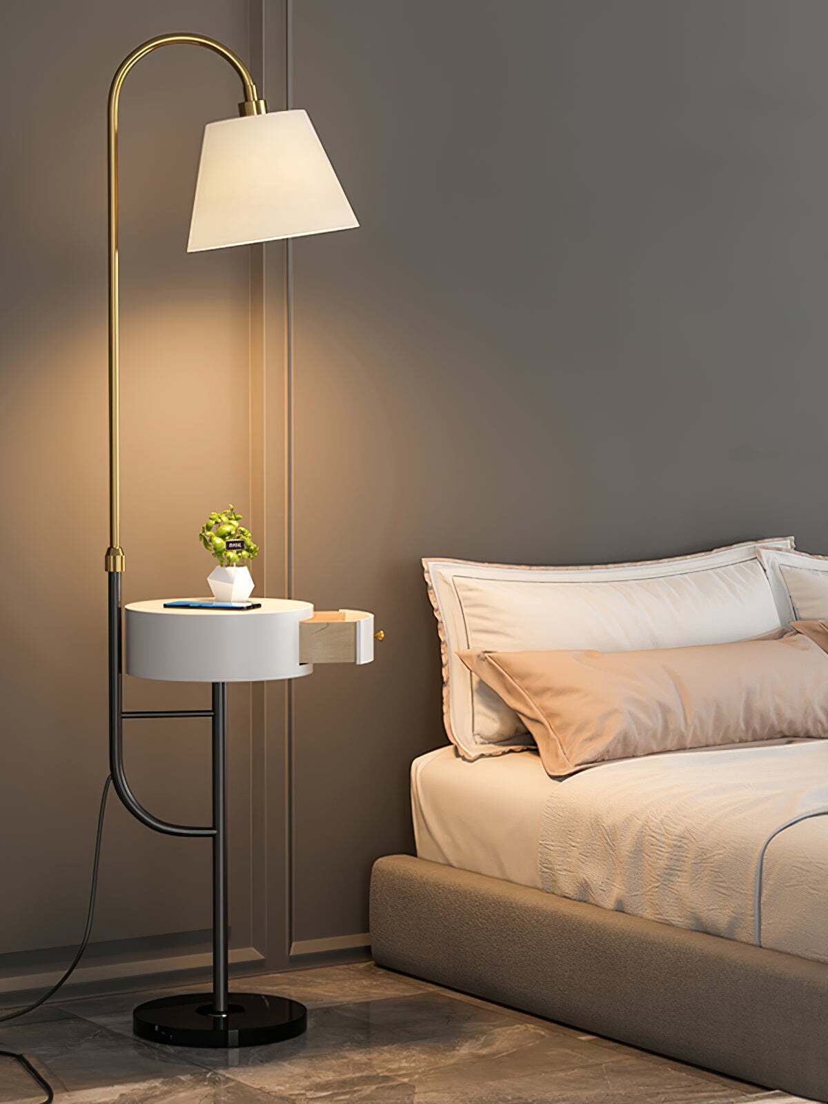 Sorsi Drawer Floor Lamp