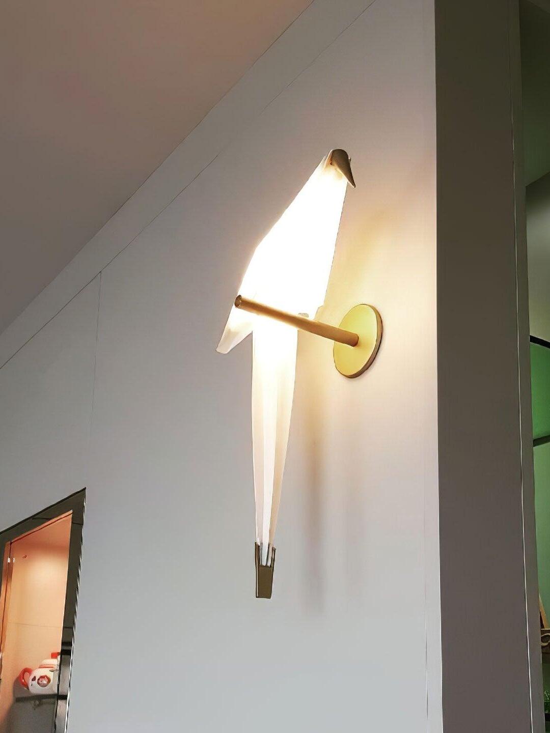 Perching Bird Wall Lamp