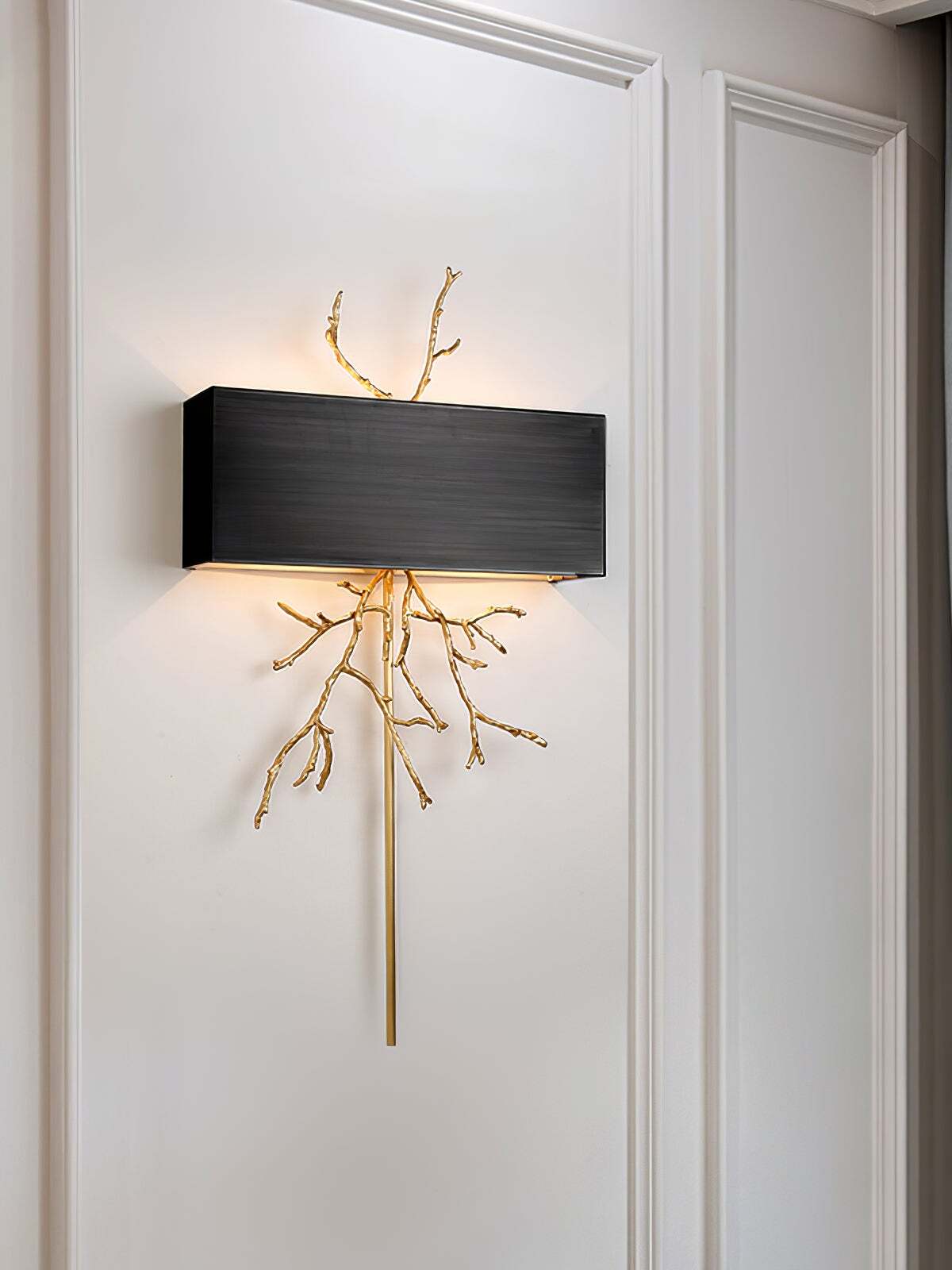 Brass Branch Wall Sconce