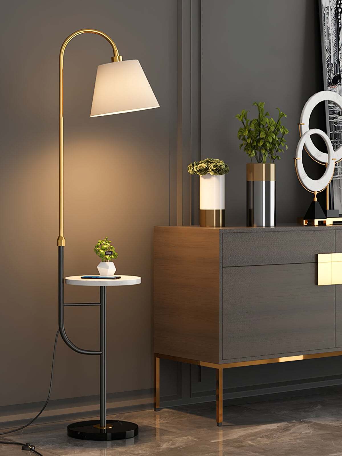 Sorsi Drawer Floor Lamp
