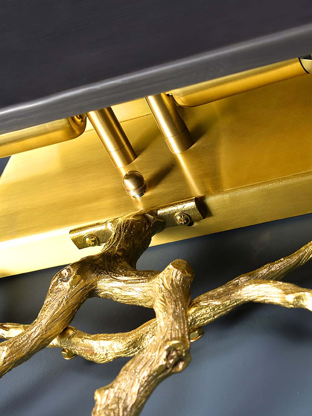 Brass Branch Wall Sconce