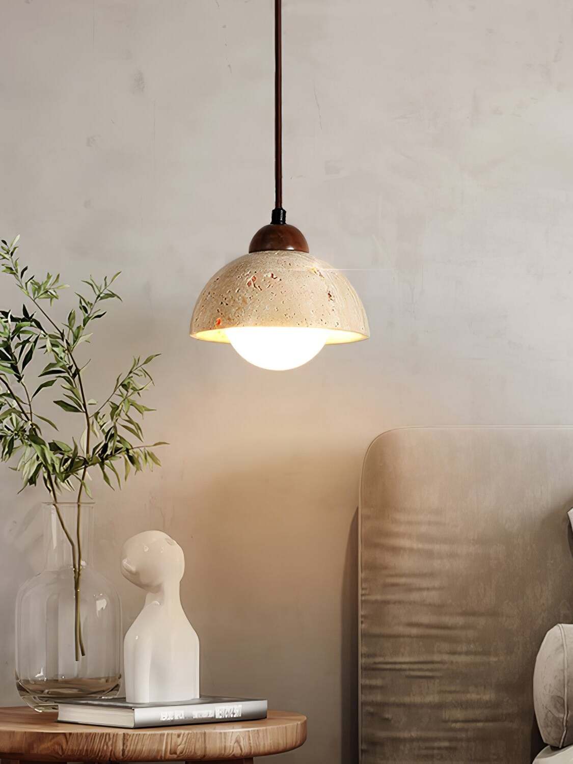 Travertine Pendant Lamp