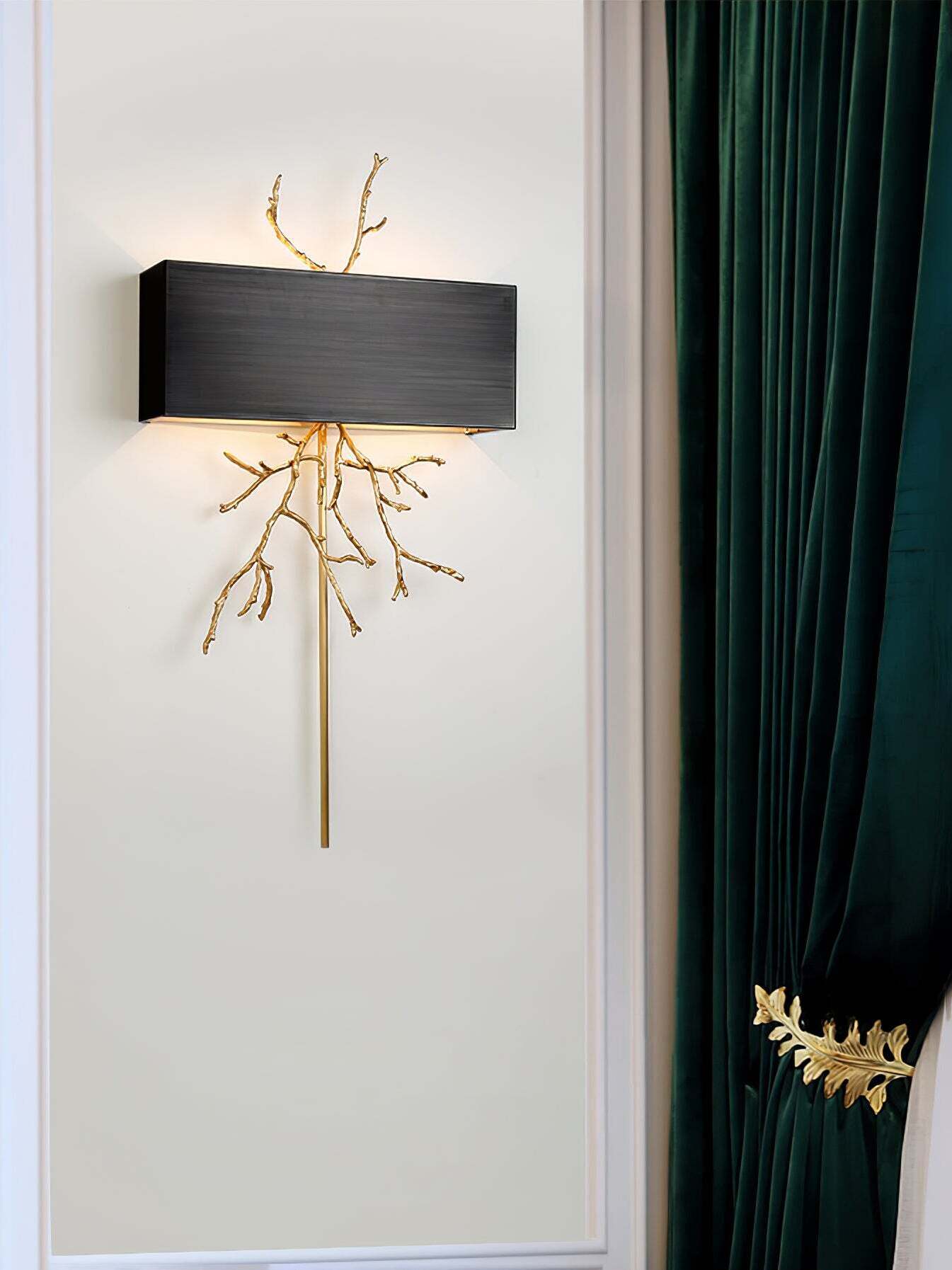 Brass Branch Wall Sconce