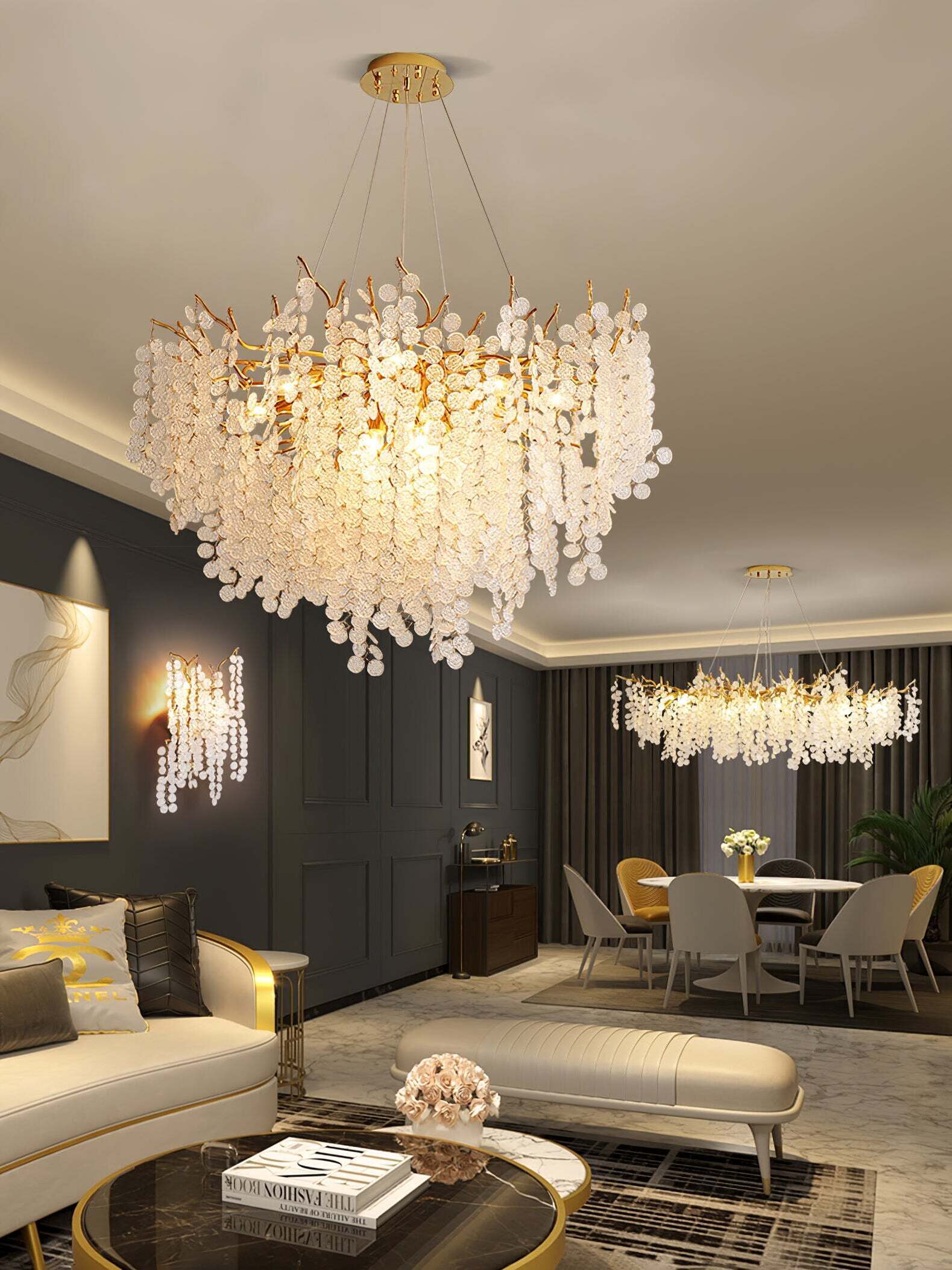 Shiro Noda Crystal Chandeliers