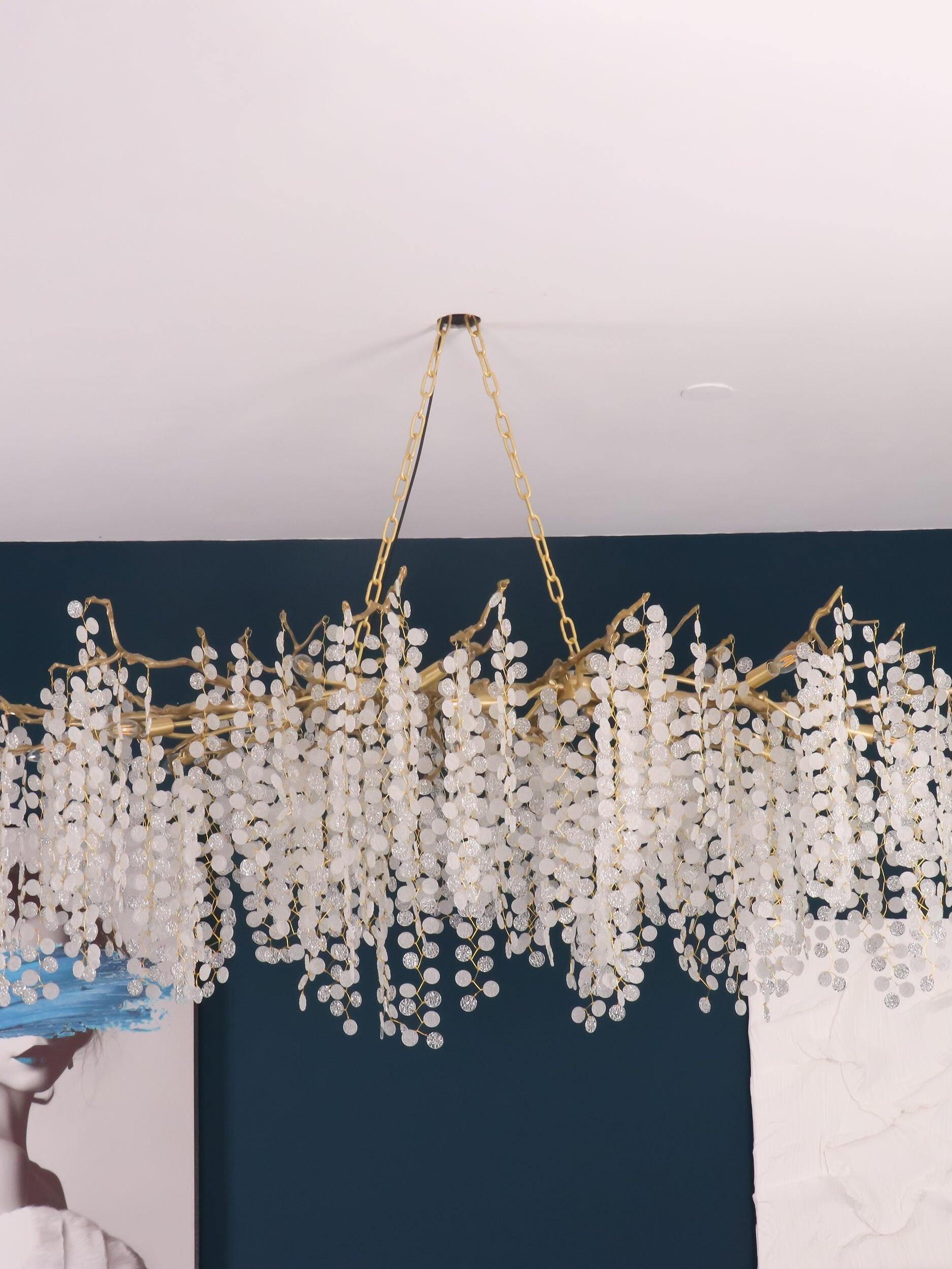 Shiro Noda Crystal Chandelier