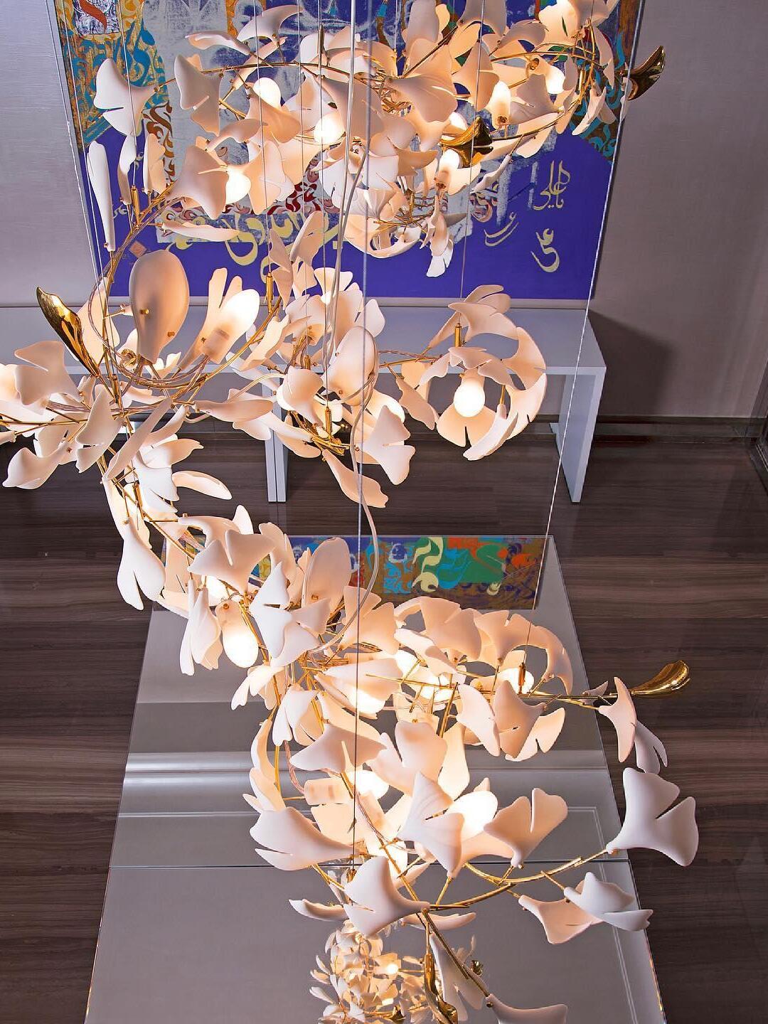 Gingko Chandelier A