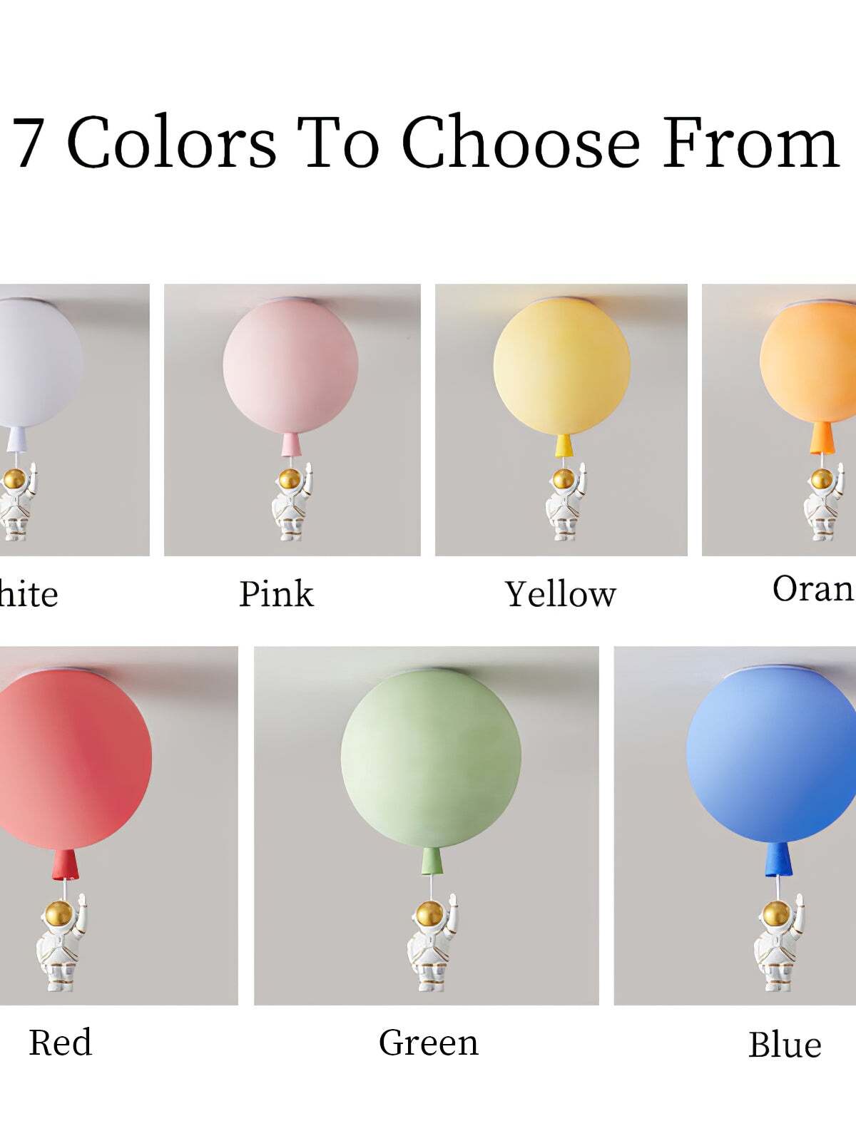 Frosted Balloon Ceiling Light